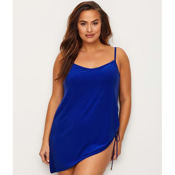 Magicsuit | Swim | Magicsuit Brynn Solid Swim Dress One Piece Cinch ...